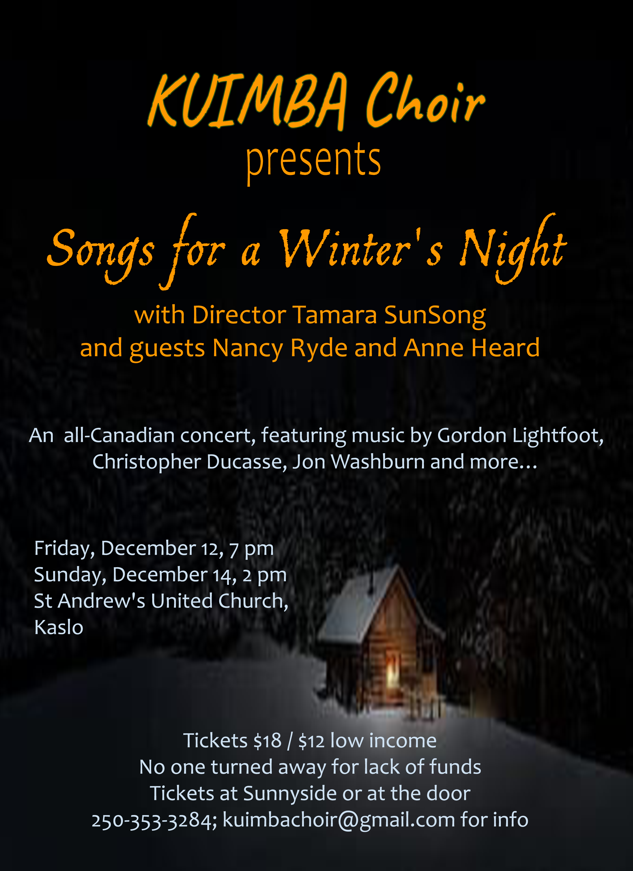 KUIMBA Choir: Songs for a Winter's Night at St Andrew's Church